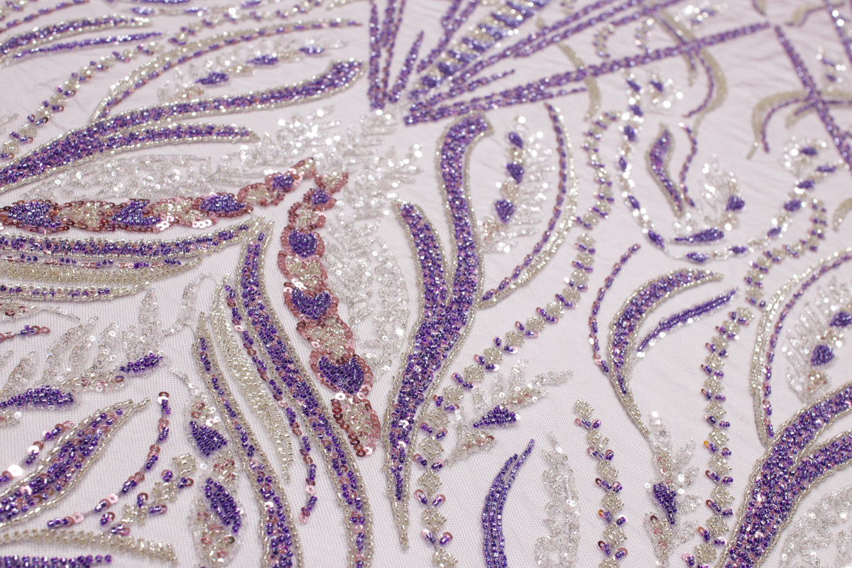 BEADED SWORD MOTIF – VADIMFABRICS